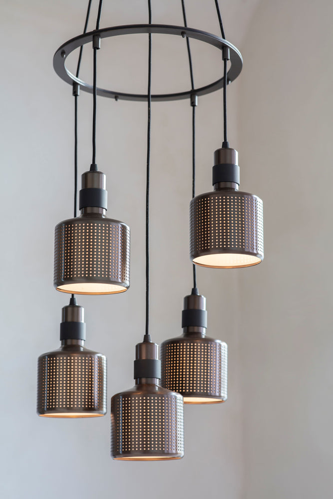 Bert Frank Riddle Cluster 5 Pendant Light | Inspyer Lighting
