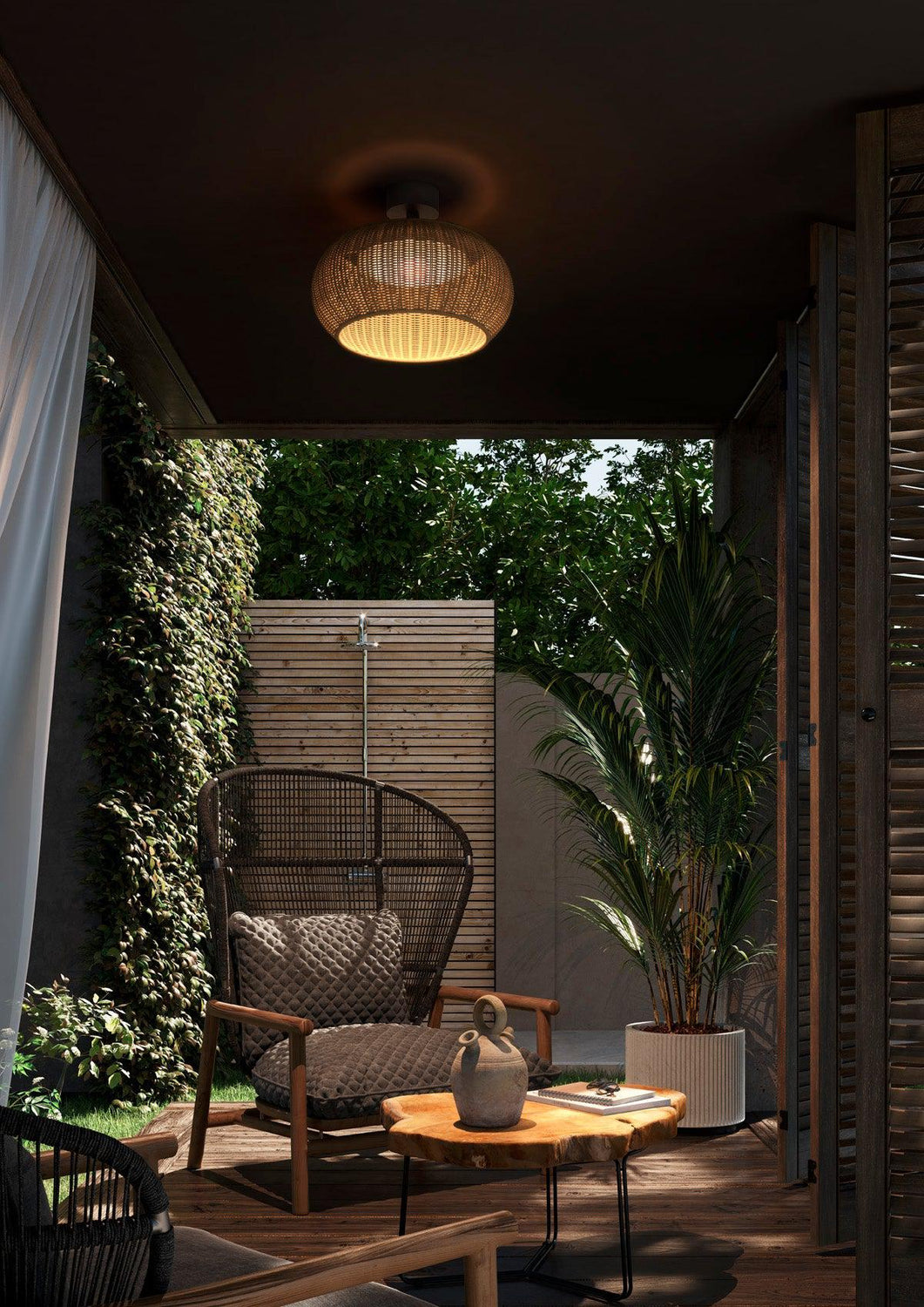 Bover Perris Outdoor Ceiling Light (PF/47) | Inspyer Lighting