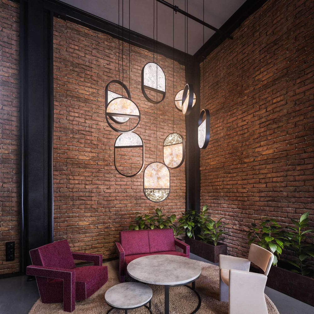 Brokis Geometric Oval Full Bottom Suspension Light (PC1143) | Inspyer ...