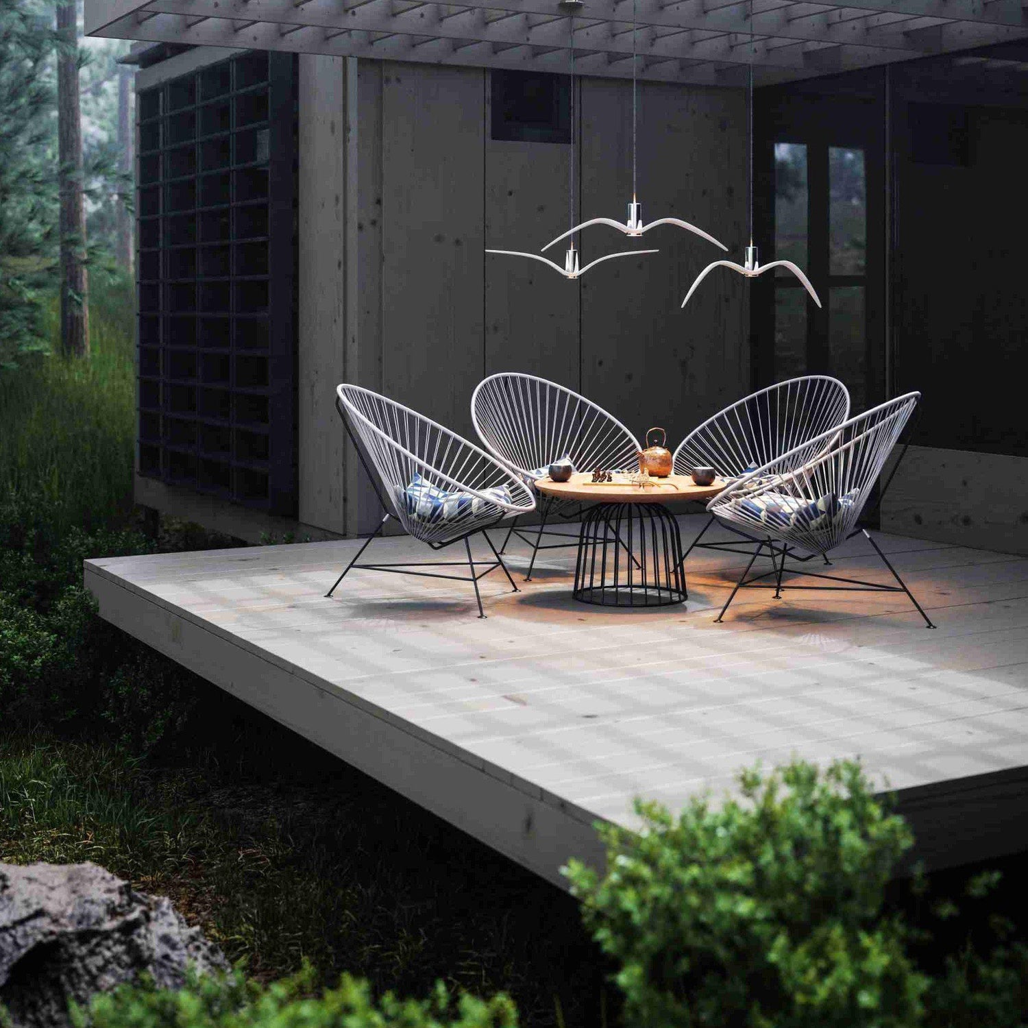 Brokis Night Birds Outdoor Pendant Light (PC1112) | Inspyer Lighting