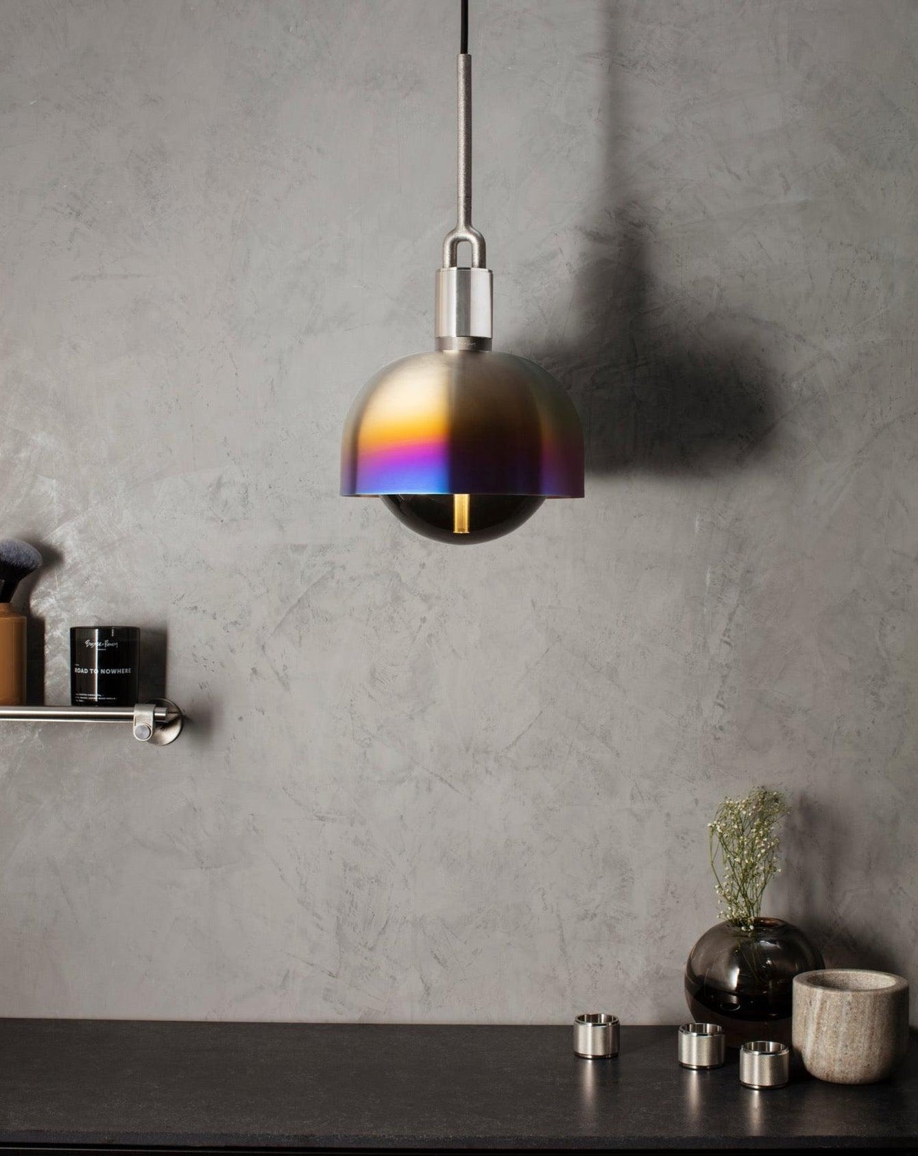 Buster + Punch Forked Pendant Light Shade / Smoked Globe | Inspyer Lighting