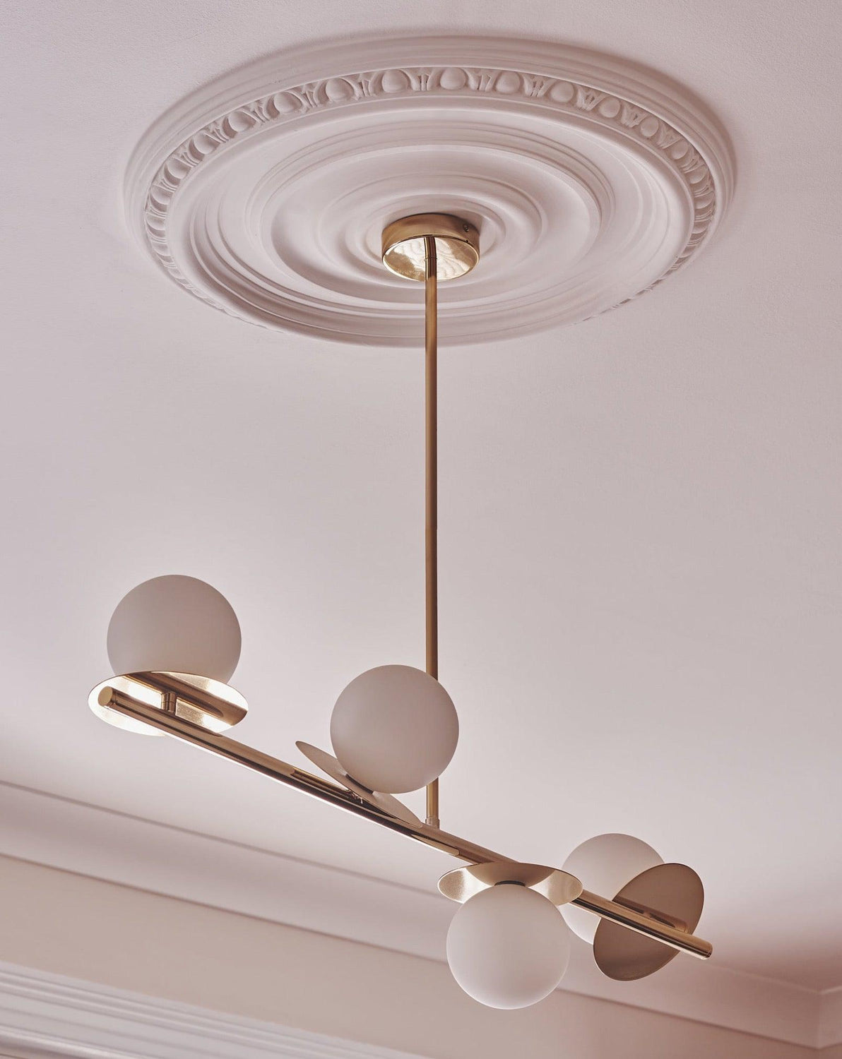 Houseof Brass Opal Disk Ceiling Light | Inspyer Lighting