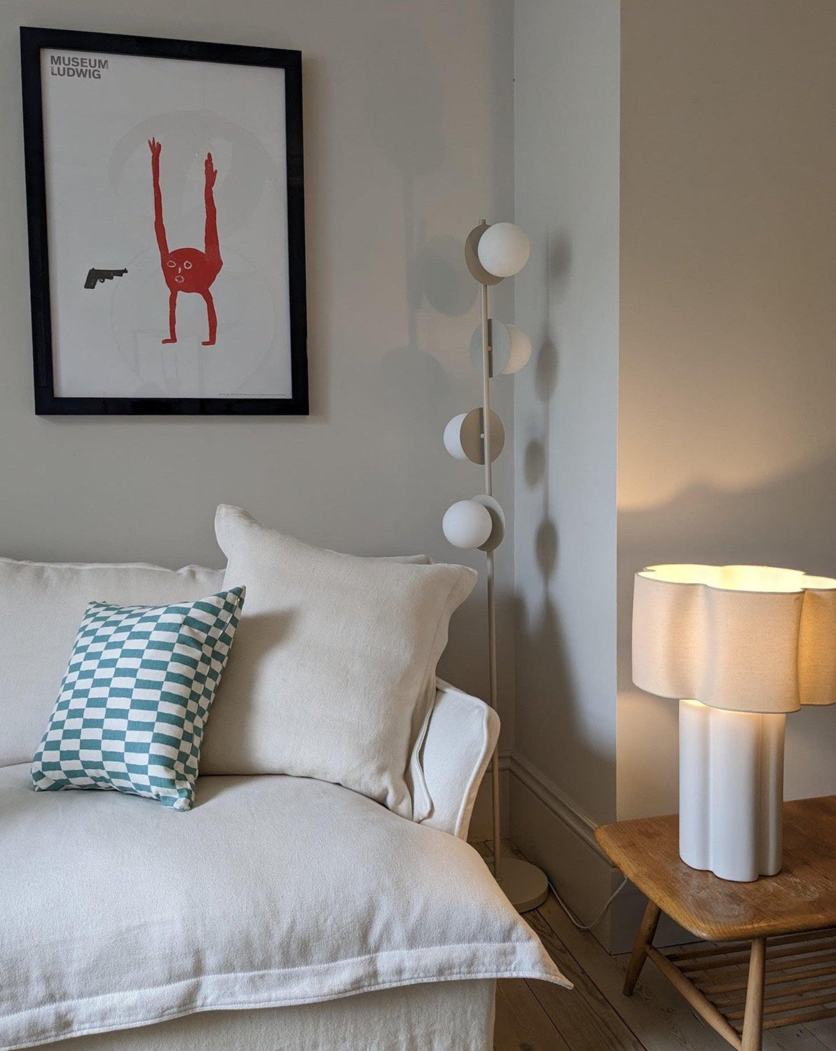 Houseof Sand Opal Disk Floor Lamp | Inspyer Lighting