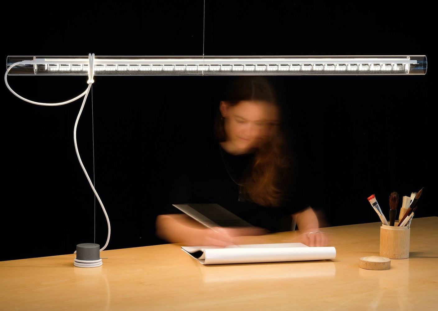 Ingo Maurer Tubular Balance Suspension Light