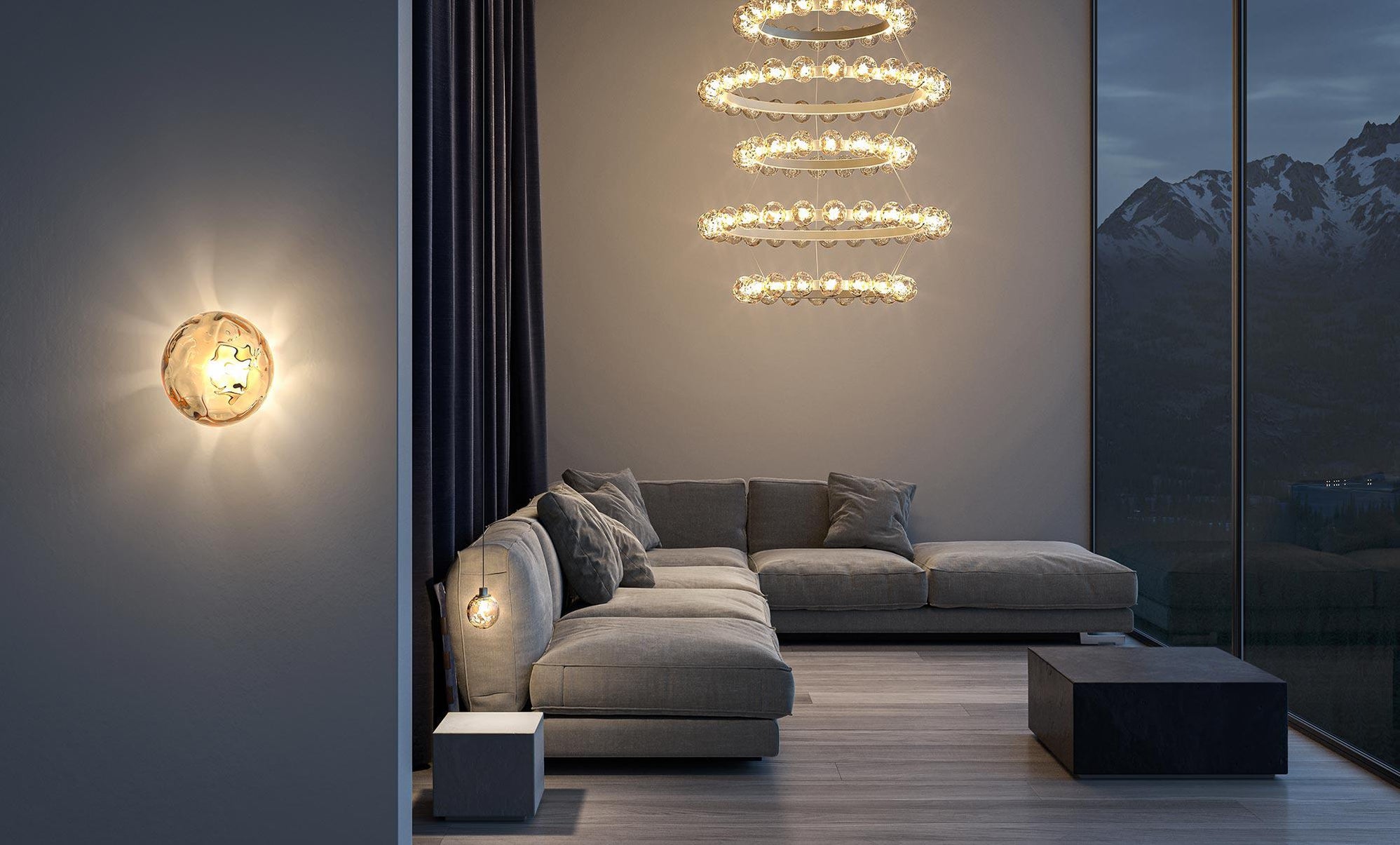 Panzeri Murané R Suspension Light | Inspyer Lighting