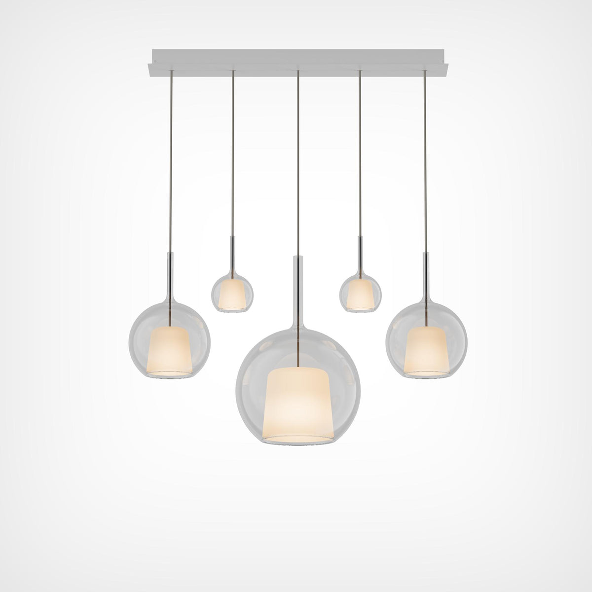 Penta Light Glo 5 Pendant Light Linear Cluster