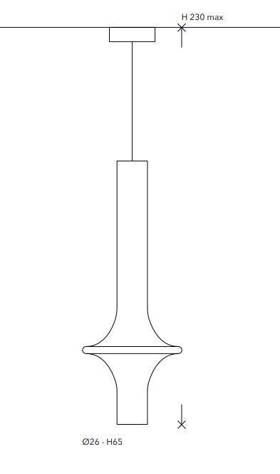 Penta Light Wonder Large Pendant Light 2m Cable | Inspyer Lighting