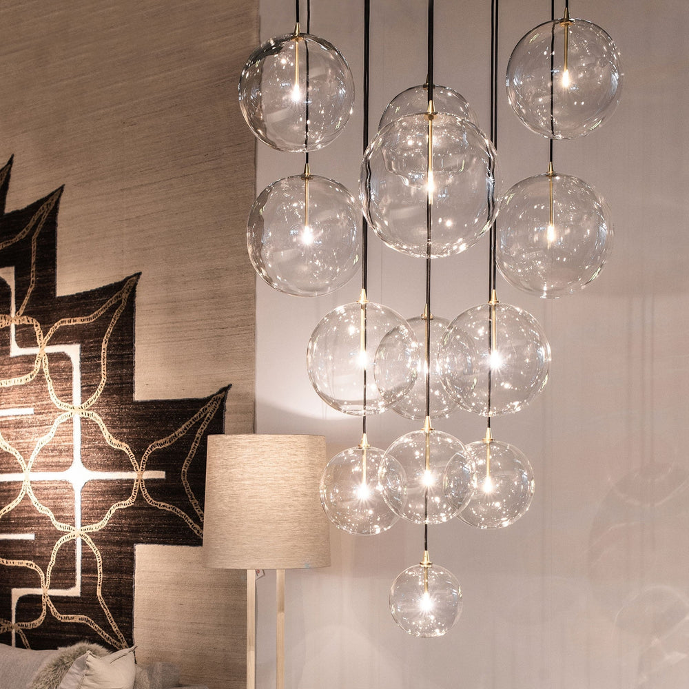 Schwung Cluster 13 Mix Chandelier