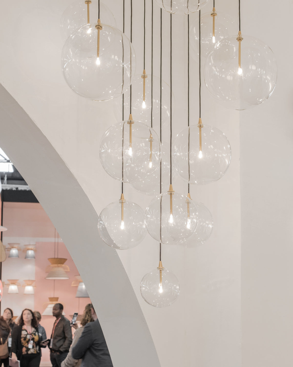 Schwung Cluster 13 Mix Chandelier