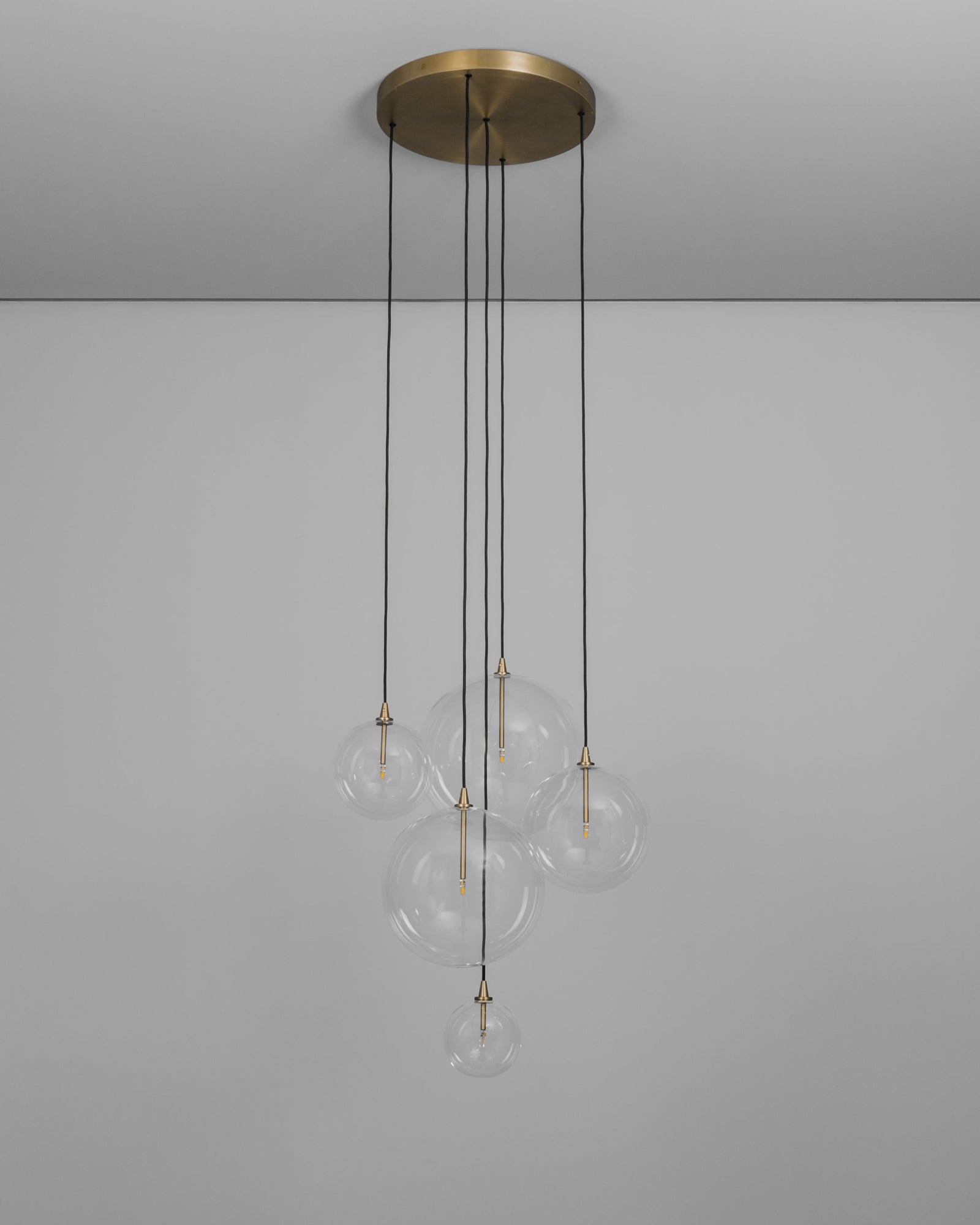 Schwung Cluster 5 Mix Chandelier | Inspyer Lighting