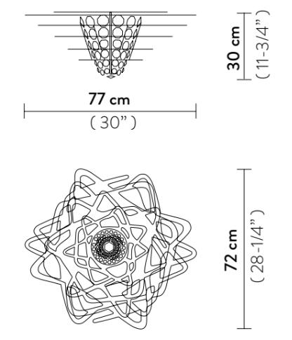 Slamp Aurora Ceiling Light — Inspyer Lighting