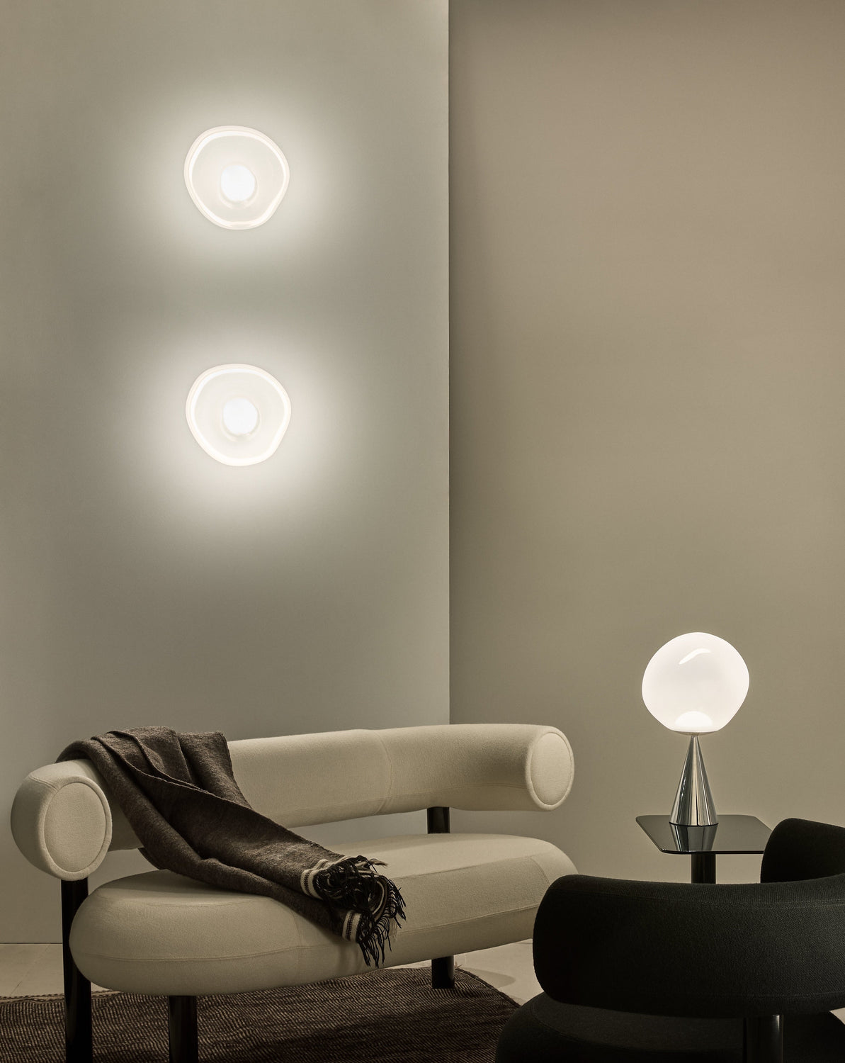 Tom Dixon Melt Cone Fat Table Lamp Silver | Inspyer Lighting