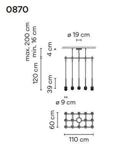 Vibia Algorithm Rectangular Suspension Light | Inspyer Lighting