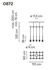 Vibia Algorithm Rectangular Suspension Light | Inspyer Lighting