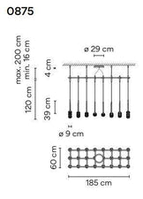 Vibia Algorithm Rectangular Suspension Light | Inspyer Lighting