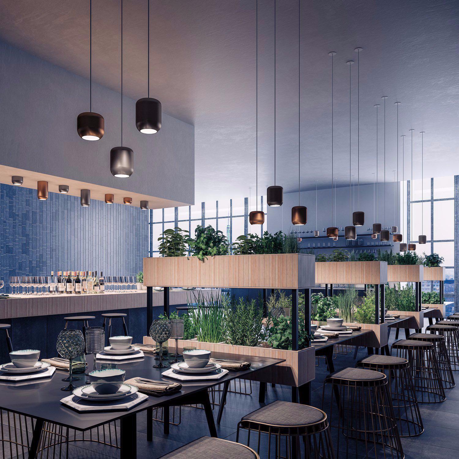 AxoLight Urban Medium Recessed Pendant Light | Inspyer Lighting
