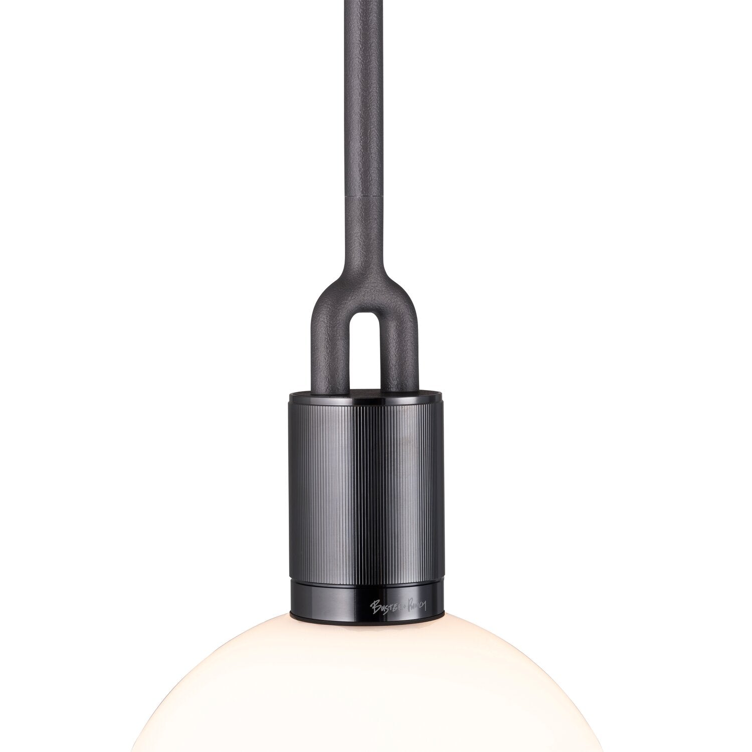 Buster + Punch Forked Pendant Light Opal Globe