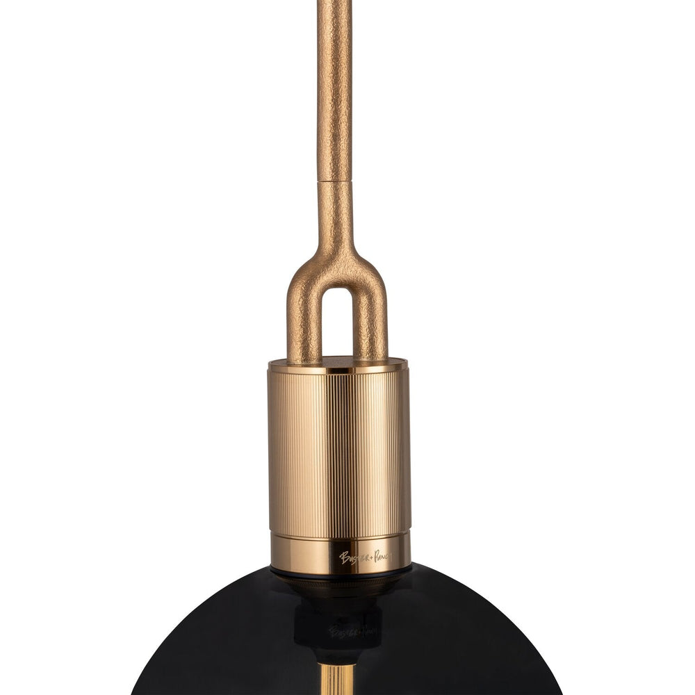 Buster + Punch Forked Pendant Light Smoked Globe