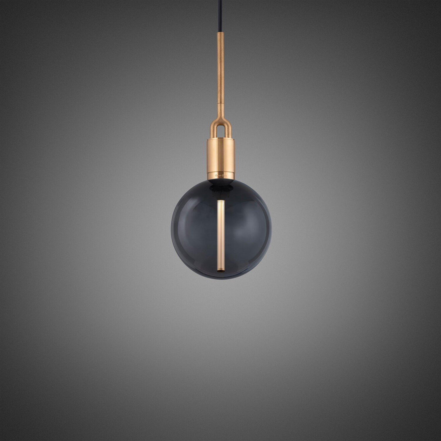 Buster + Punch Forked Pendant Light Smoked Globe
