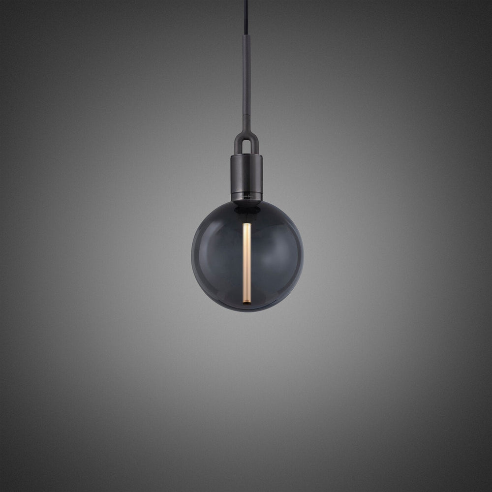 Buster + Punch Forked Pendant Light Smoked Globe