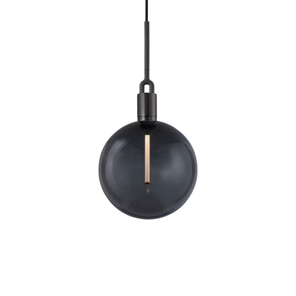 Buster + Punch Forked Pendant Light Smoked Globe