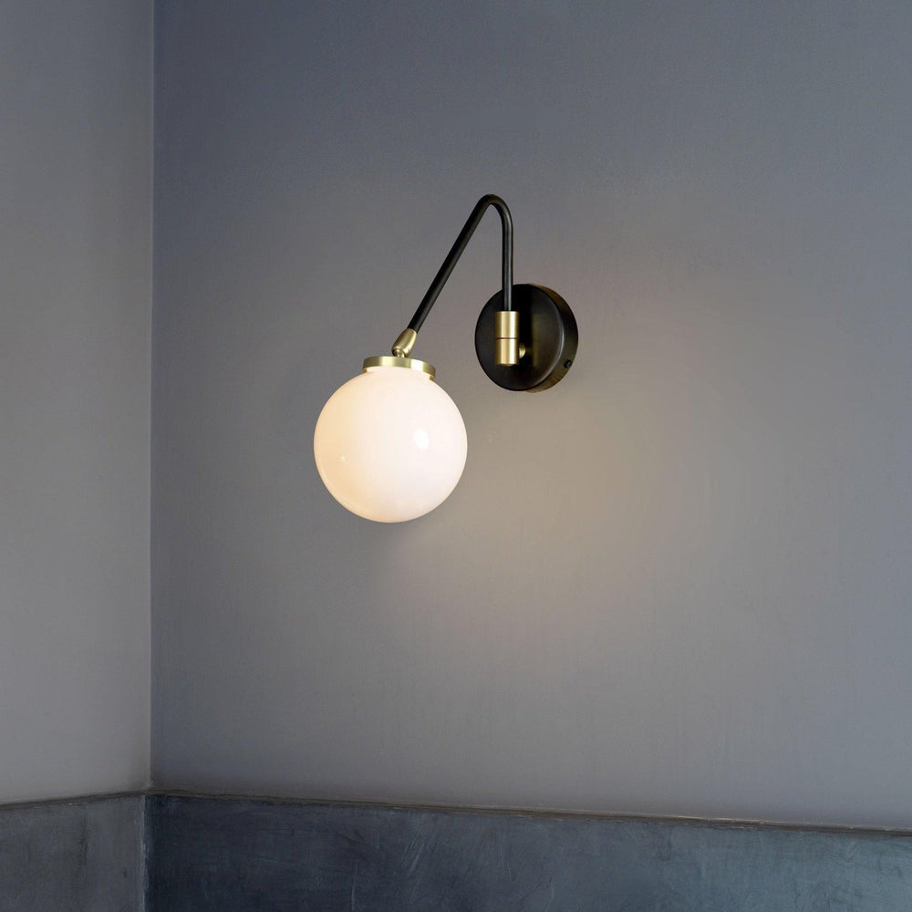 CTO Lighting Array Opal Single Wall Light | Inspyer Lighting