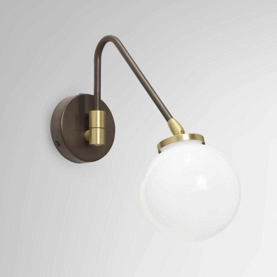 CTO Lighting Array Opal Single Wall Light