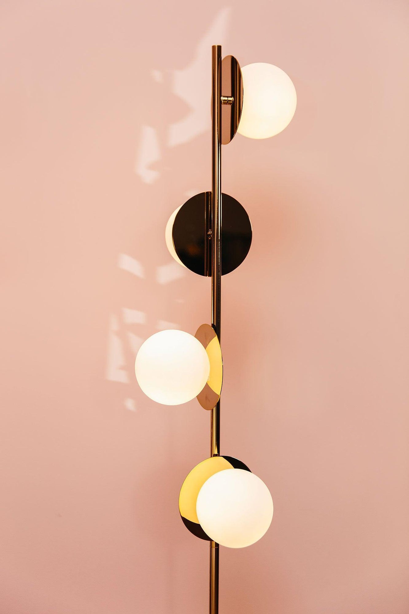 Houseof Brass Opal Disk Floor Lamp | Inspyer Lighting