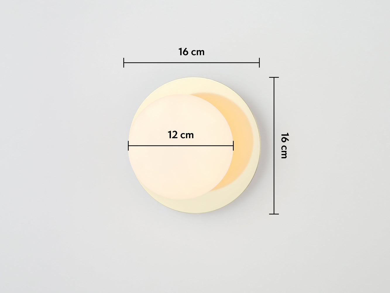 Houseof Brass Opal Disk Wall Light