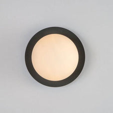 Houseof Charcoal Grey Opal Disk Wall Light | Inspyer Lighting