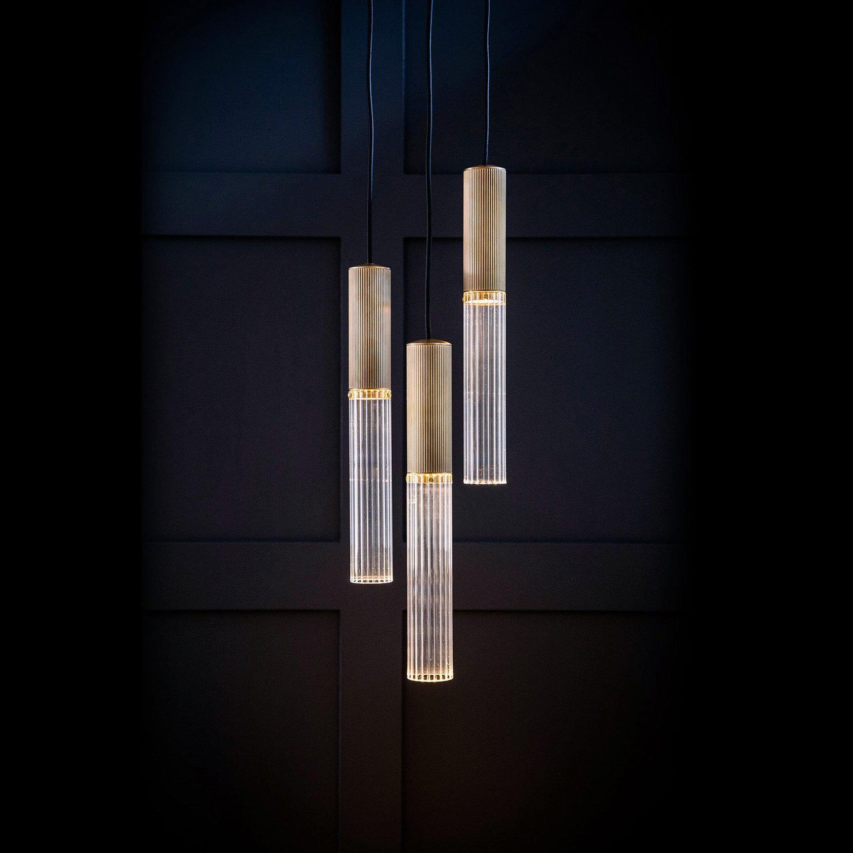 J. Adams & Co Flume 3 Drop Pendant Light Cluster | Inspyer Lighting