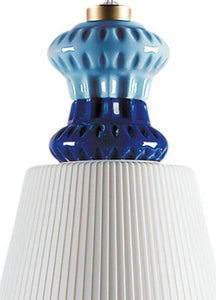 Lladro Belle de Nuit Pendant Light with Lithophane and Tears