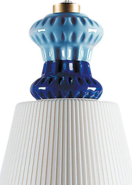 Lladro Belle de Nuit Pendant Light with Lithophane and Tears