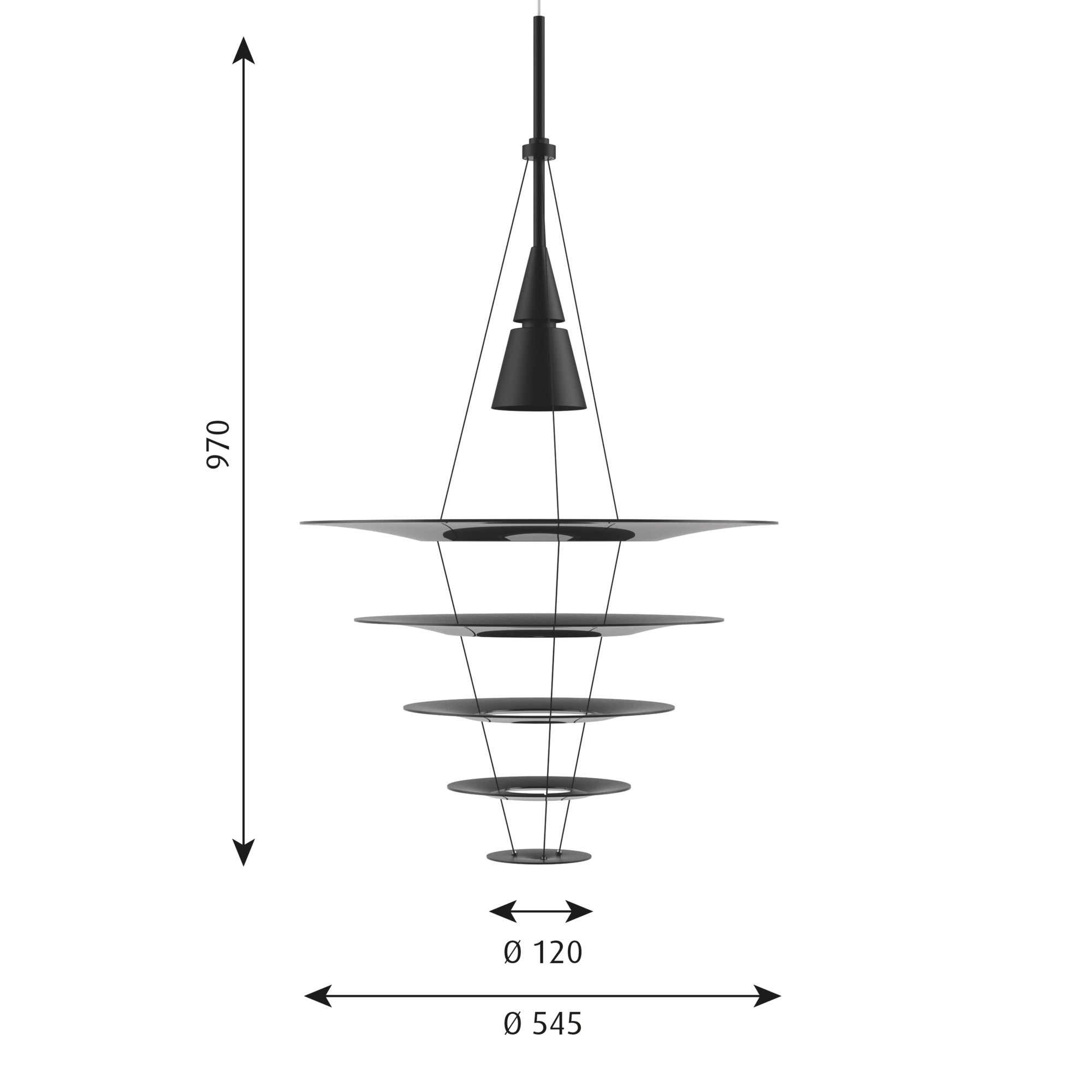 Louis Poulsen Enigma 545 Pendant Light — Inspyer Lighting