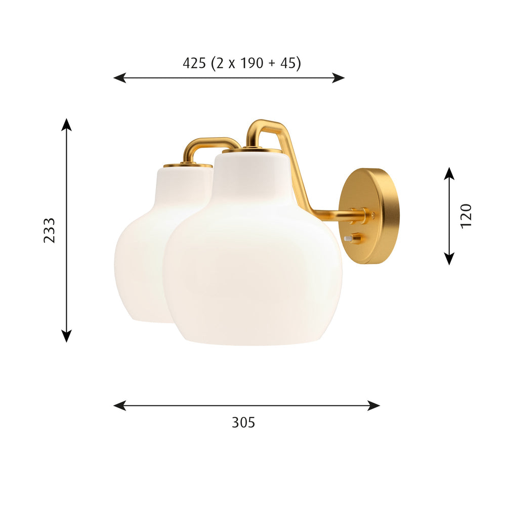Louis Poulsen VL Ring Crown Wall Light | Inspyer Lighting