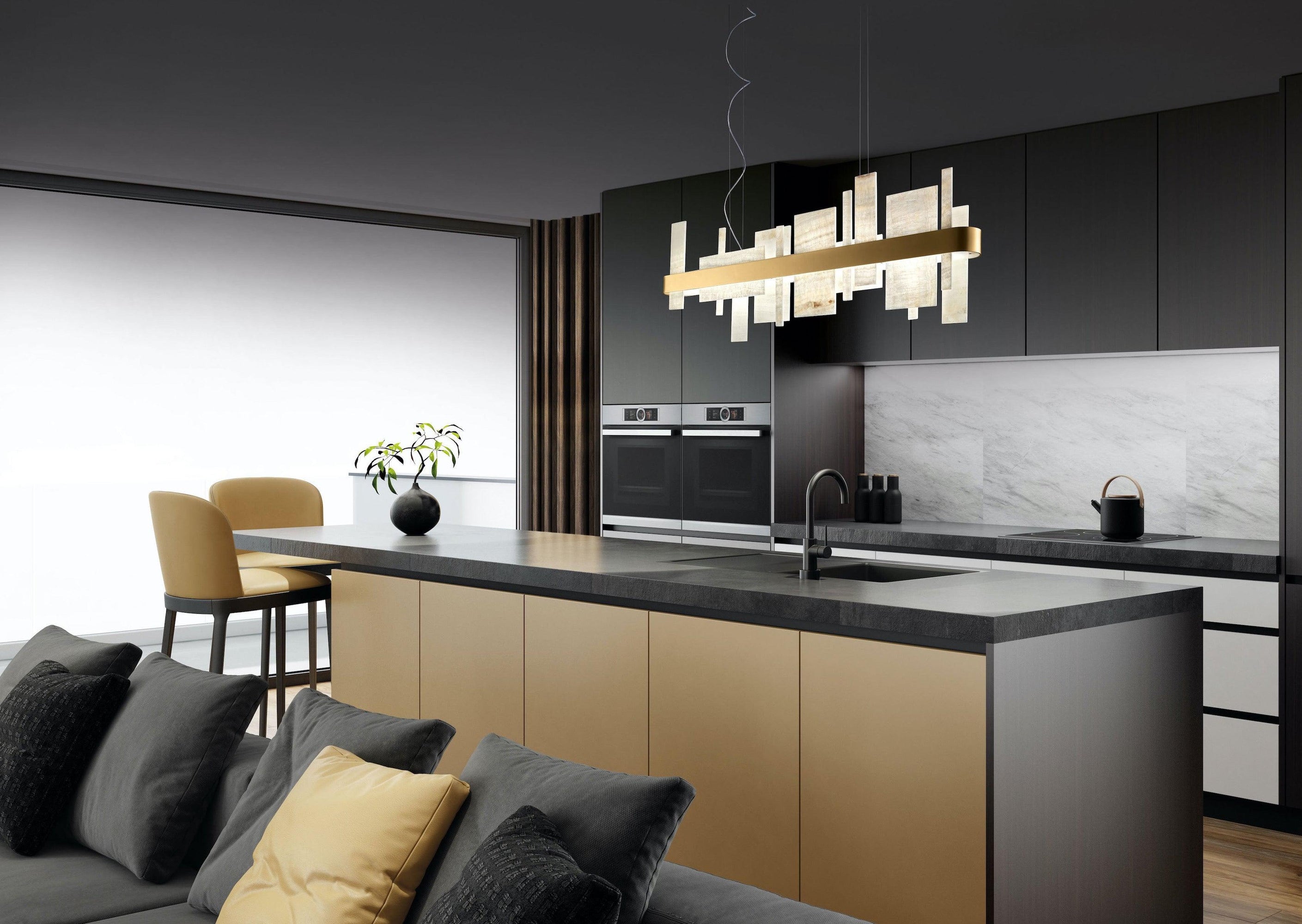 Masiero Honicé Linear Suspension Light | Inspyer Lighting