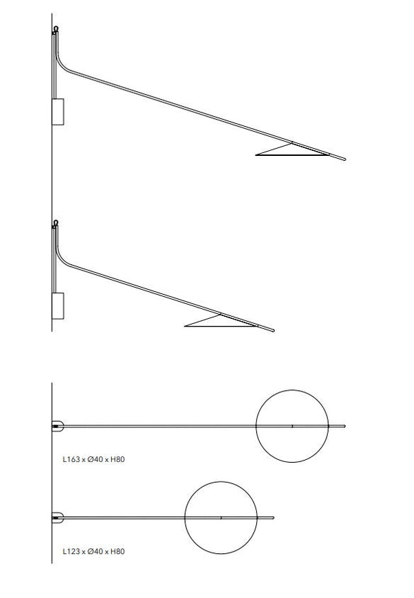Penta Light Glifo Wall Light | Inspyer Lighting