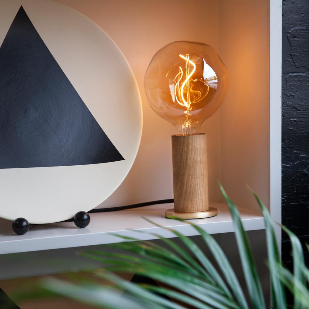 Tala Knuckle Table Lamp Oak | Inspyer Lighting