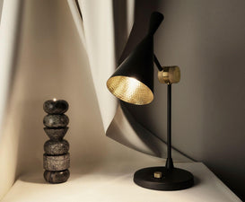 Tom Dixon Beat Table Lamp Black | Inspyer Lighting