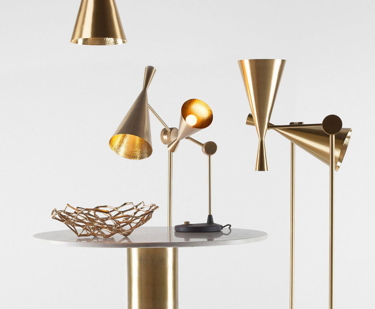 Tom Dixon Beat Table Lamp Brass | Inspyer Lighting