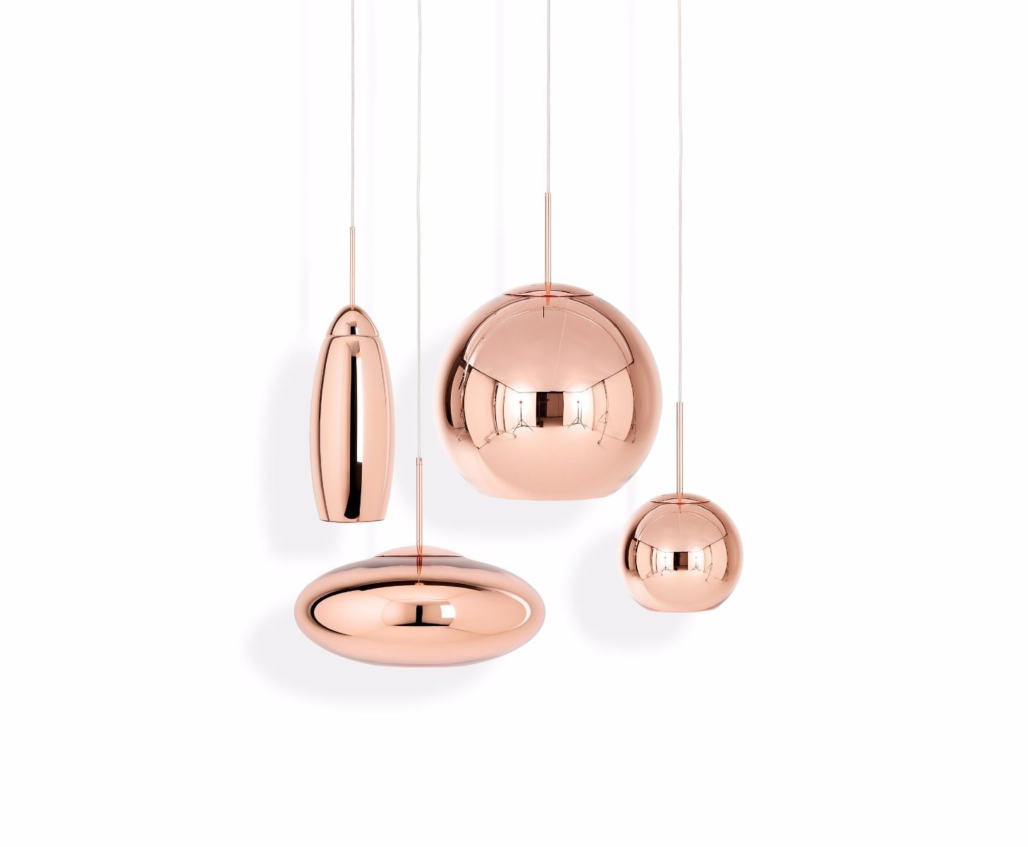 Tom Dixon Copper LED Pendant Light | Inspyer Lighting