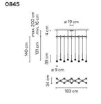 Vibia Algorithm Lineal Suspension Light | Inspyer Lighting