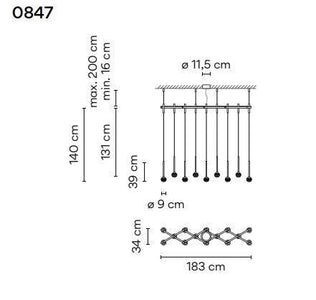 Vibia Algorithm Lineal Suspension Light | Inspyer Lighting