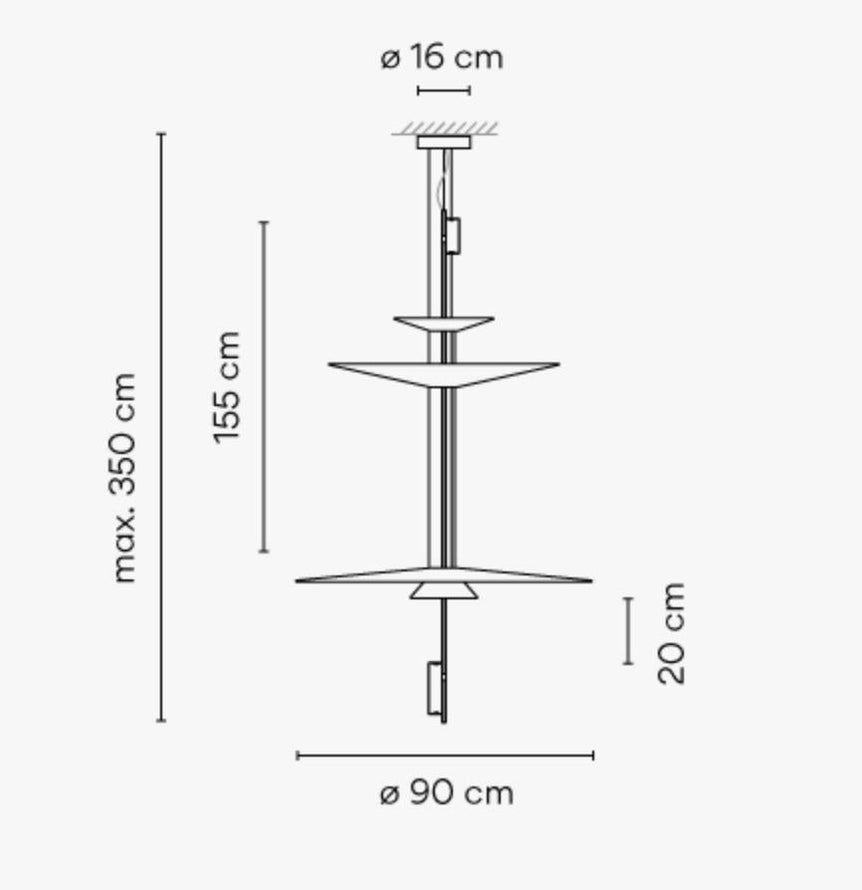 Vibia Flamingo Suspension Light | Inspyer Lighting