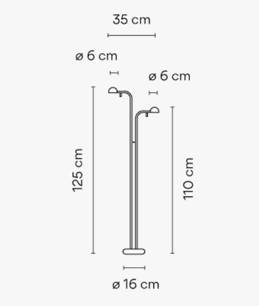 Vibia Pin Floor Lamp | Inspyer Lighting